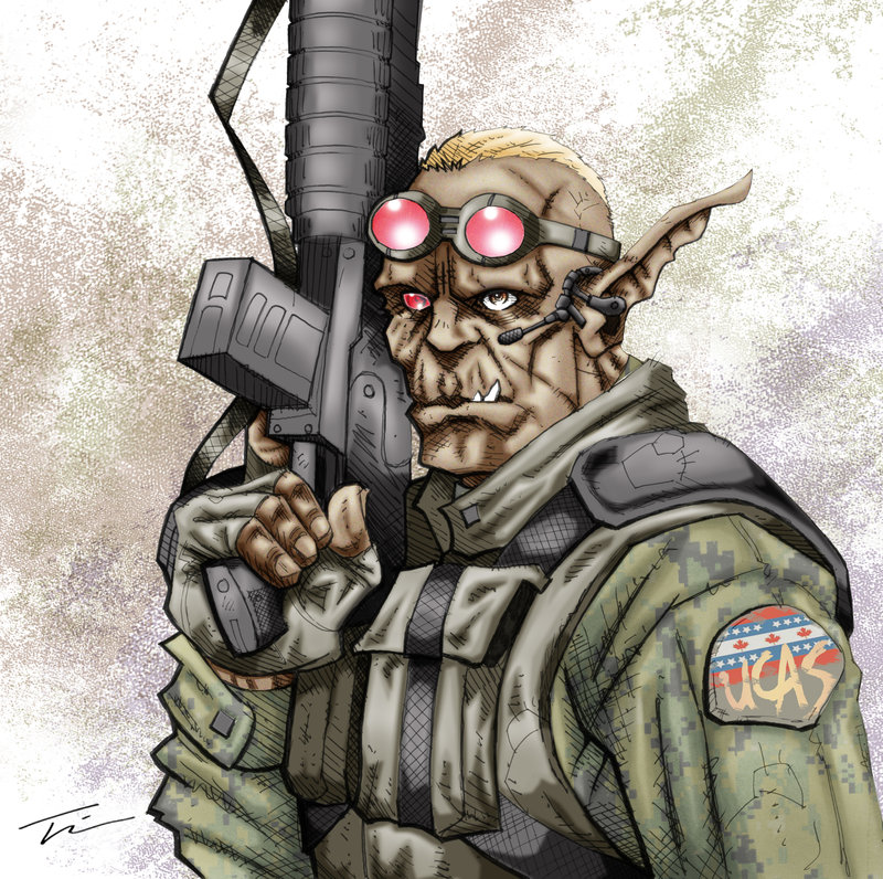 Shadowrun 4th Ed.: Dwarven Mercenary