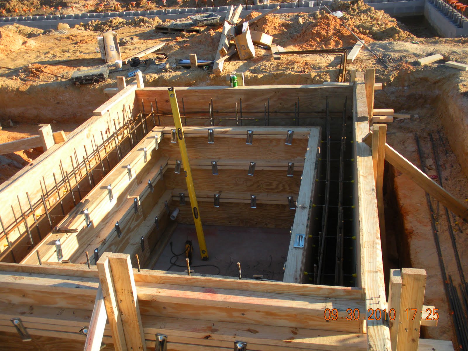 Ocean Springs High School - Concrete: Elevatr Pit