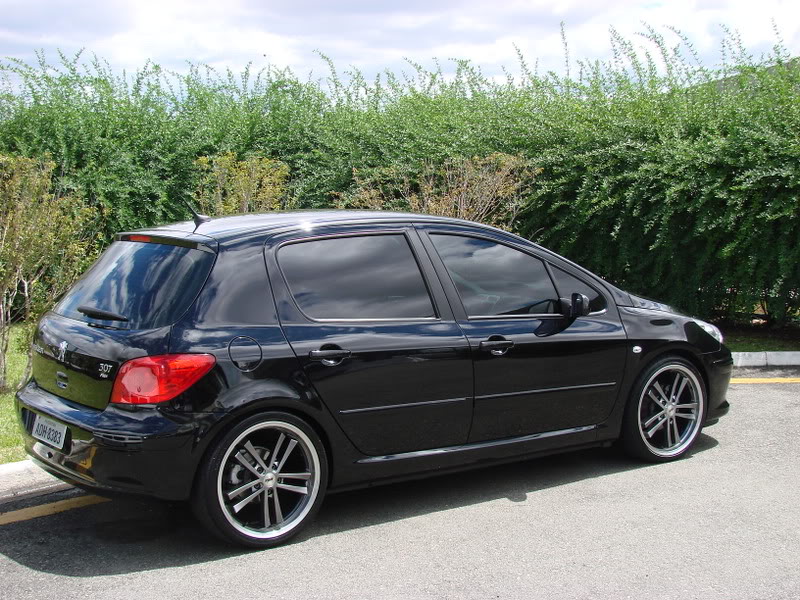 E Q U I P E S E N T I N E L A :::::: Peugeot 307 Black + TSW Mondello