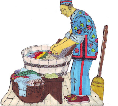 THE OPPOSITE MACHINE: Lee Ling - Chinese Laundry Man