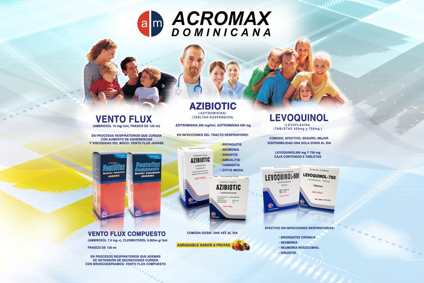 Diseño de Banderolas clinte Acromax Dominicana