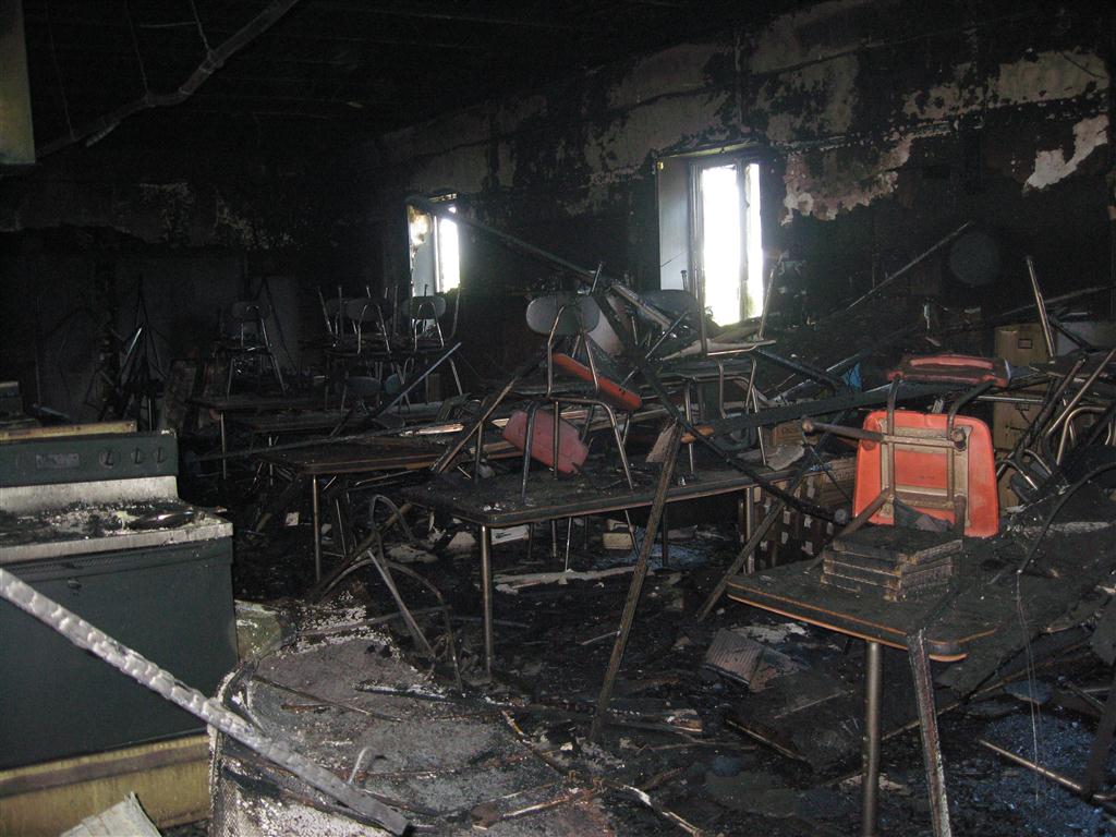 TheHowserHouse: Inside the Middle School after the fire