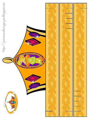 princess crown template to print