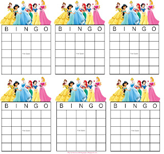 Interactive Magazine: FREE PRINTABLE PRINCESS BINGO GAME
