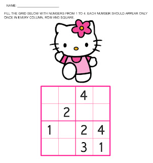 HELLO KITTY COLORING PAGES
