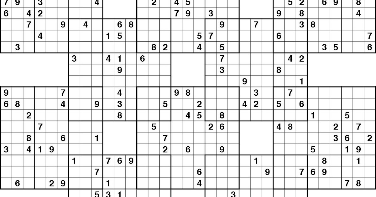 PRINTABLE SUDOKU