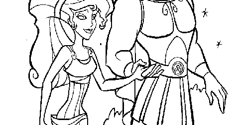 Disney Meg Coloring Pages