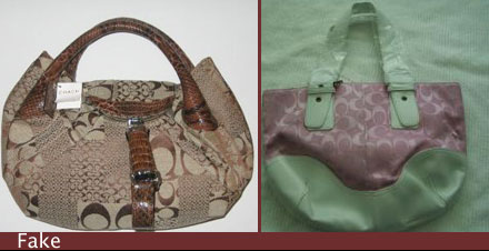 How to tell a fake Coach Bag?