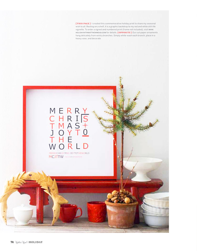 O so D: It's beginning to look a lot like Christmas...Matthew Mead Style