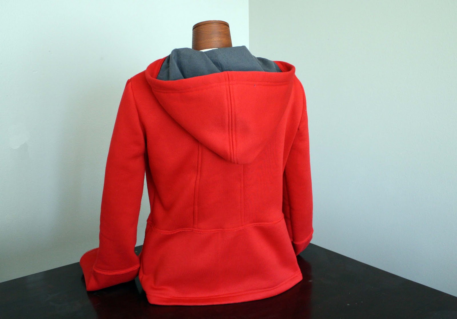 Running With Scissors: Red Fleece Jacket for Fall