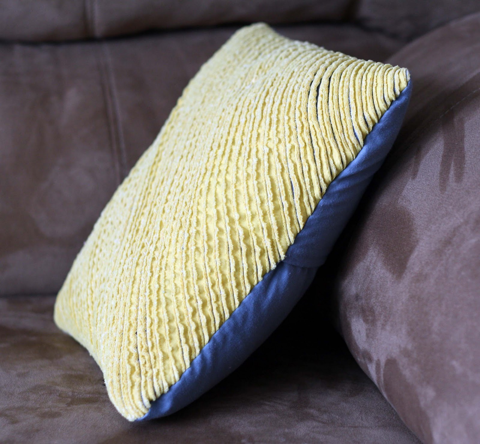 Running With Scissors Faux Chenille Throw Pillow