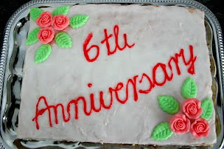Bellas Cakes 'n Candies: 6th Anniversary Cake