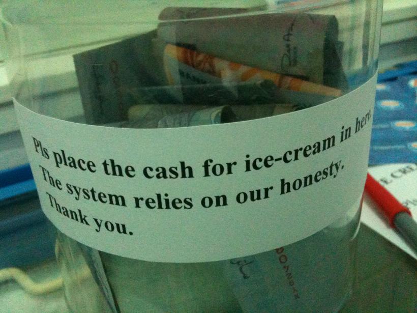 Dem yuh!: Honesty Jar