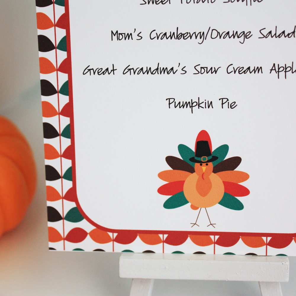Inkspot Workshop: Tom says Thank You - Free Printable Thanksgiving Set