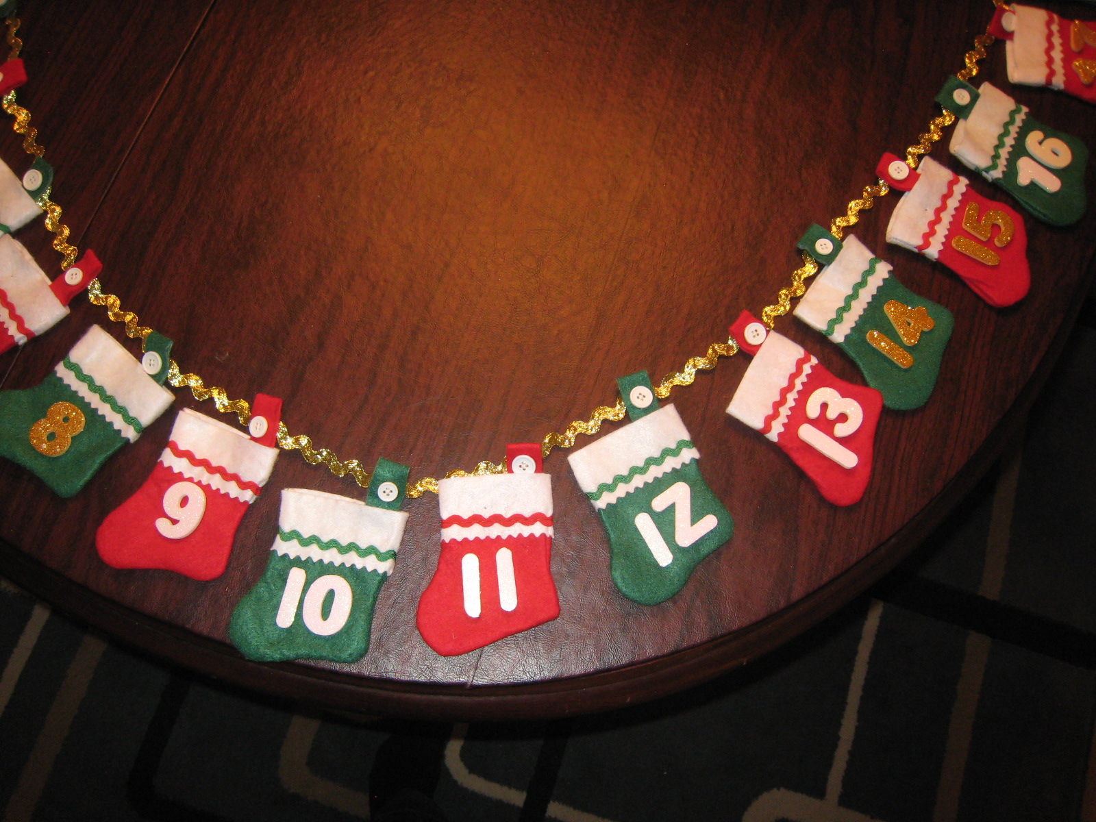 Skees Family Blog: Christmas Countdown Craft