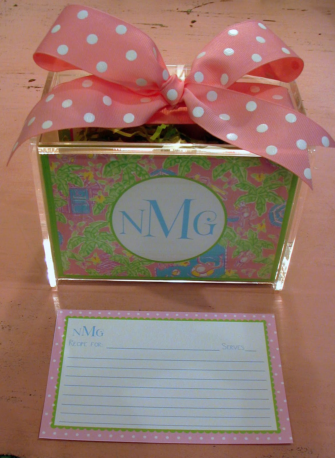 Preppy Paper Girl: Preppy Lilly Recipe Boxes!
