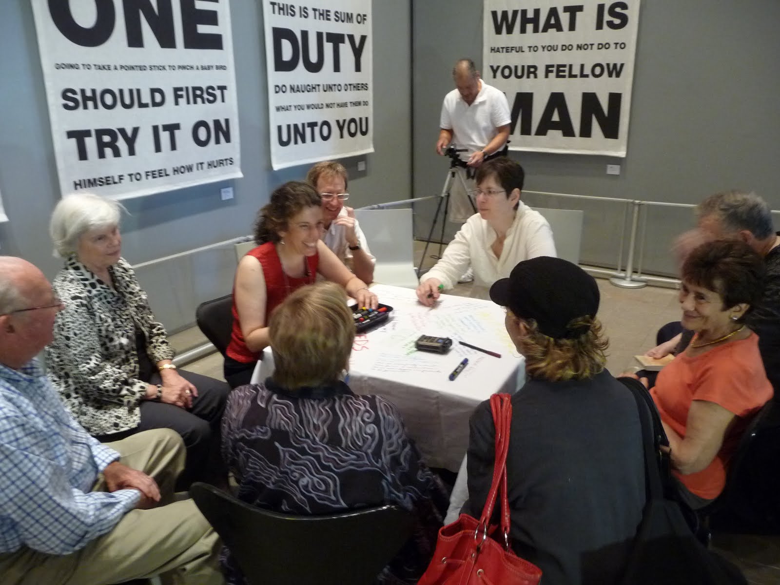 Beth Grossman: All the rest is commentary... Golden Rule Art Show and ...