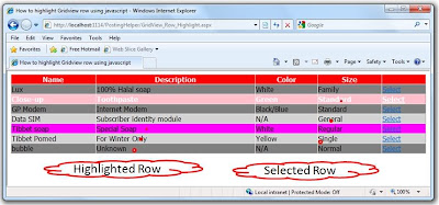Highlight GridView Row On MouseOver Using Javascript in Asp.net ...