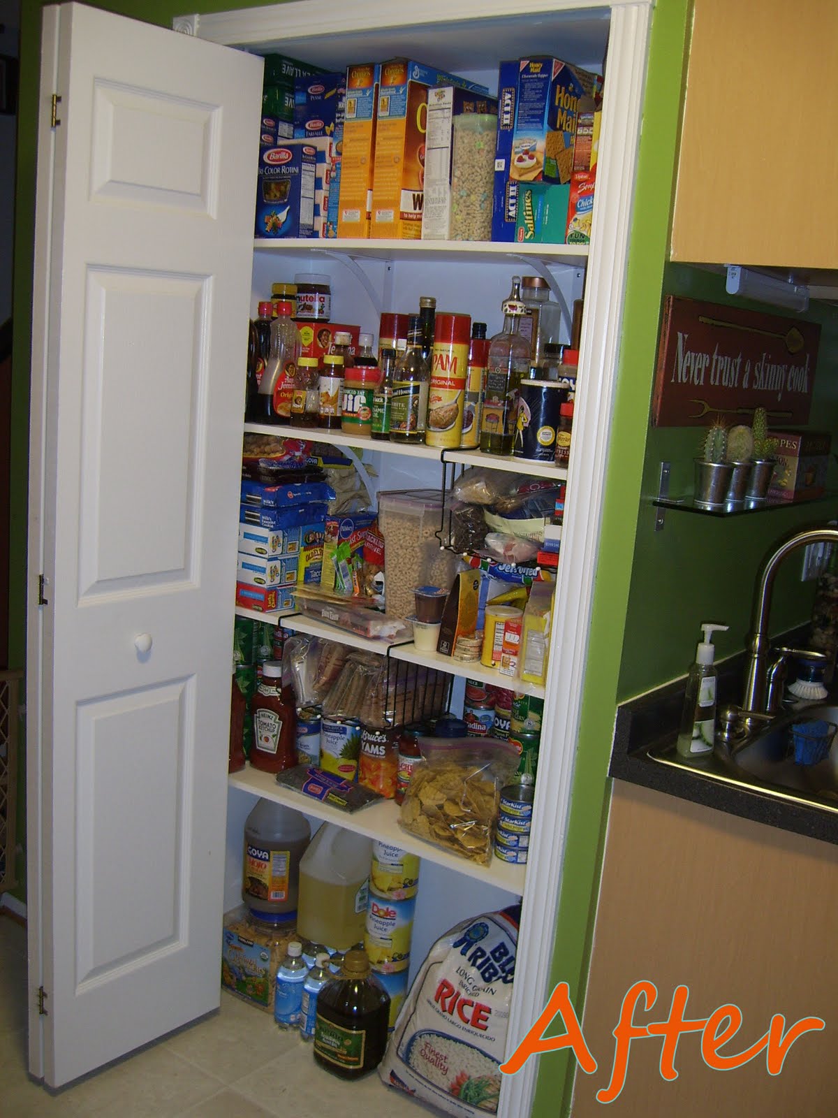 Give a Hoot {After but Before}: Kitchen Pantry