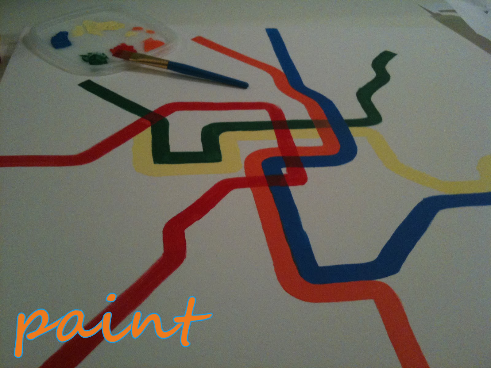 Give a Hoot {After but Before}: DIY Subway Art