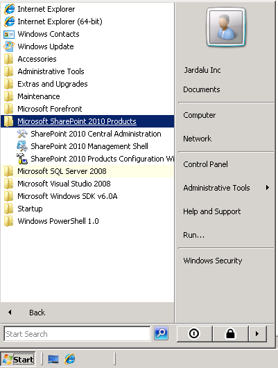 Jardalu Inc: Secure Store Service - Configuration ( SharePoint 2010 )