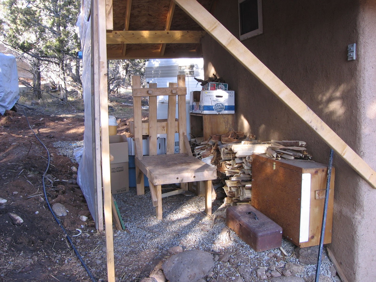 High Mountain Homestead: Cabin interior and view southeast overlooking ...