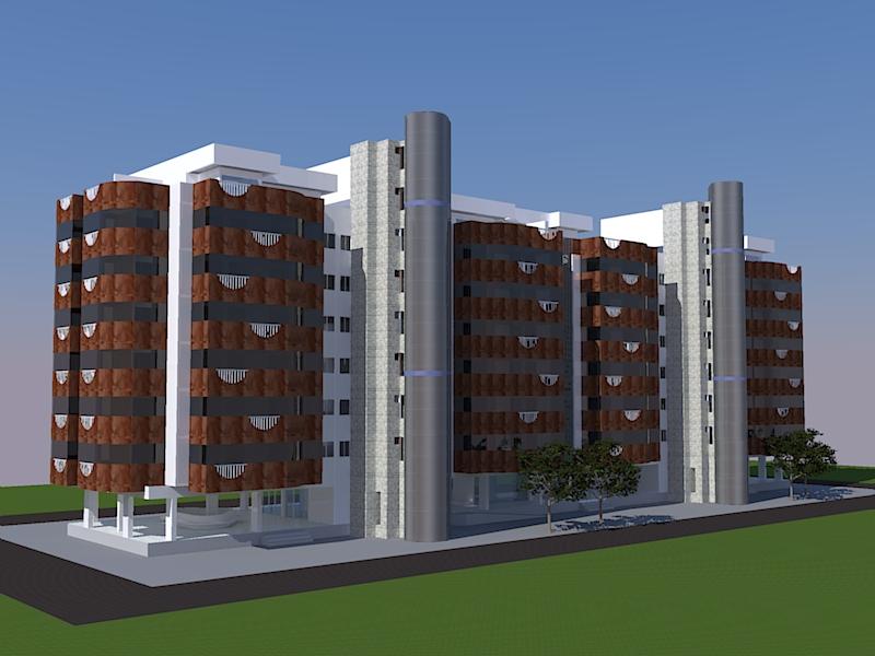 ArqProject Arquitetura | Projetos | Maquetes Eletrônicas: Prédio em ...