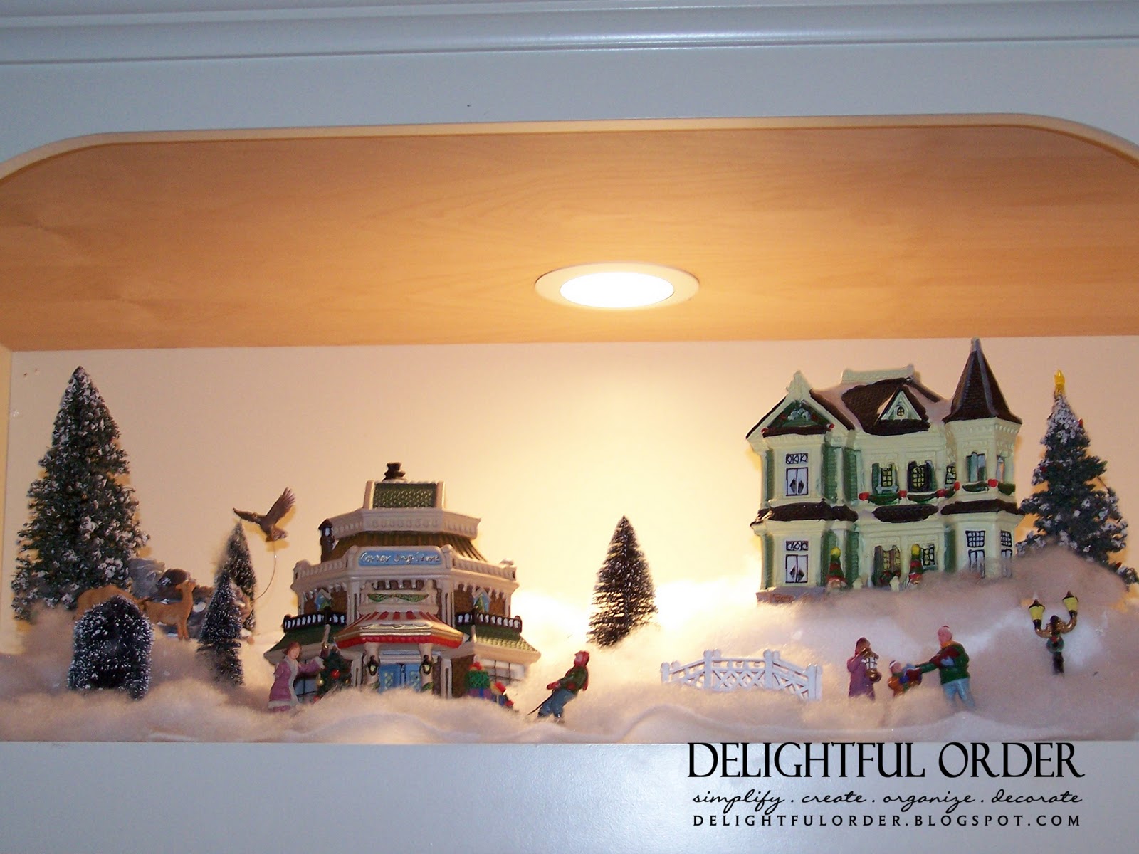 How To Make A Christmas Snow Village at Deborah Grant blog