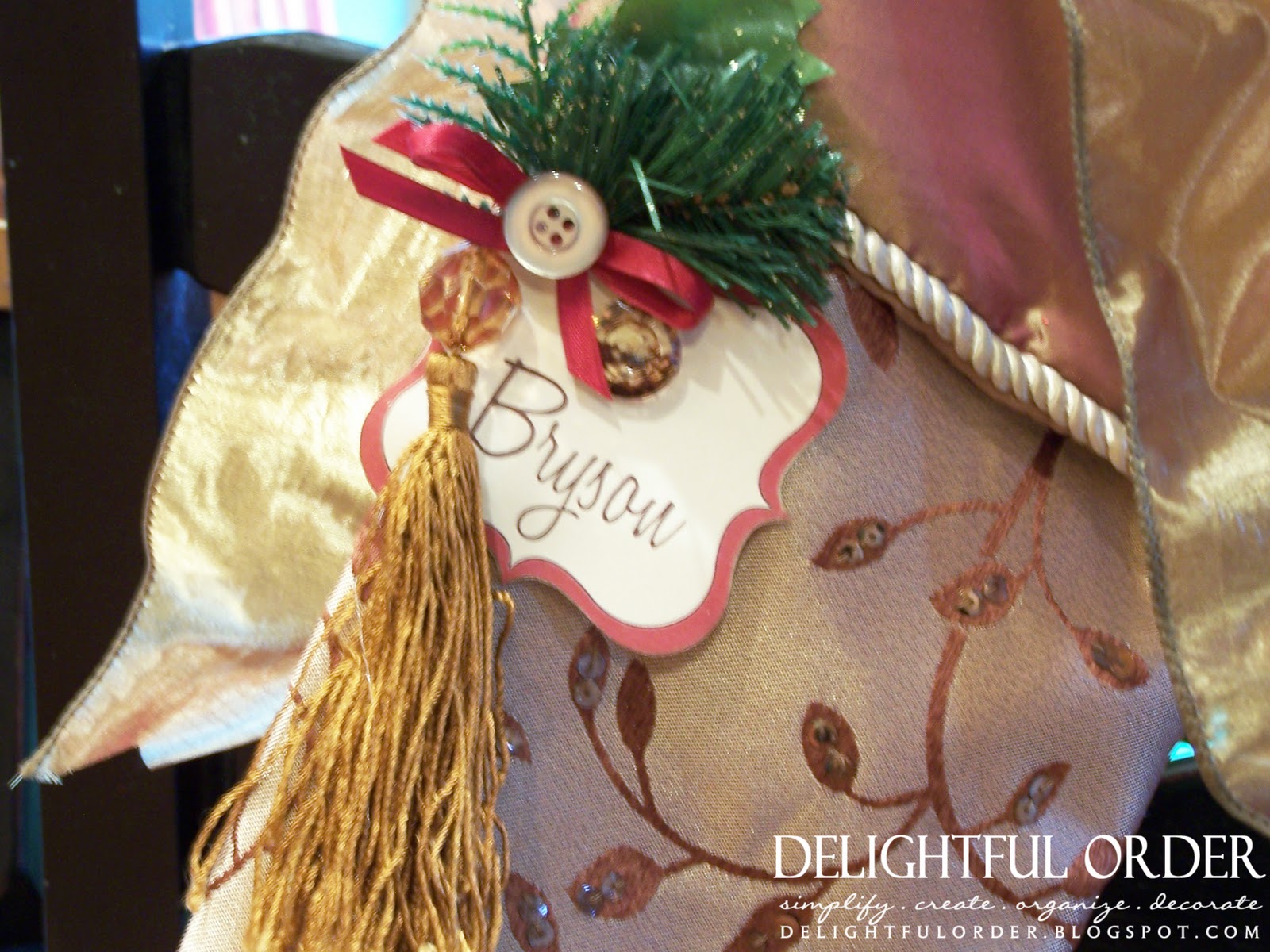 Delightful Order Christmas Table Setting Name Tags Delightful Order Christmas Table Setting Name Tags