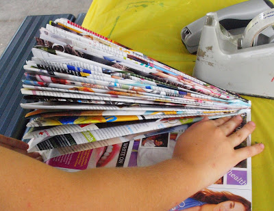 Christmas Fun - Folded Magazine Tree