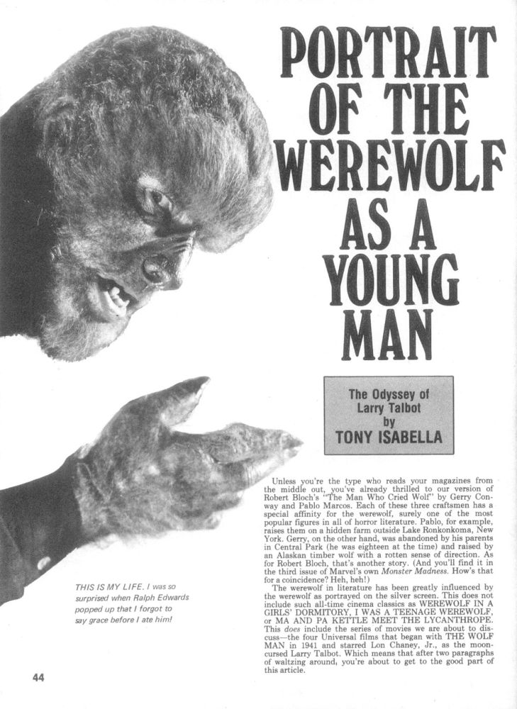 Monster Magazines: Marvel Monster Mag Miscellany pt.1