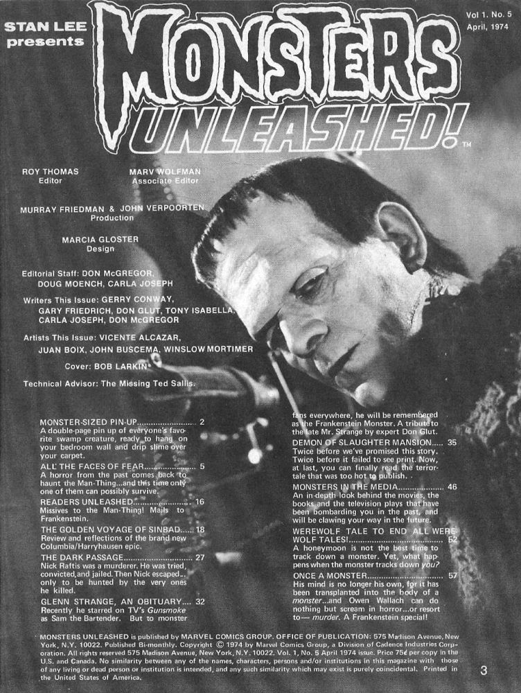 Monster Magazines: Marvel Monster Mag Miscellany pt.5