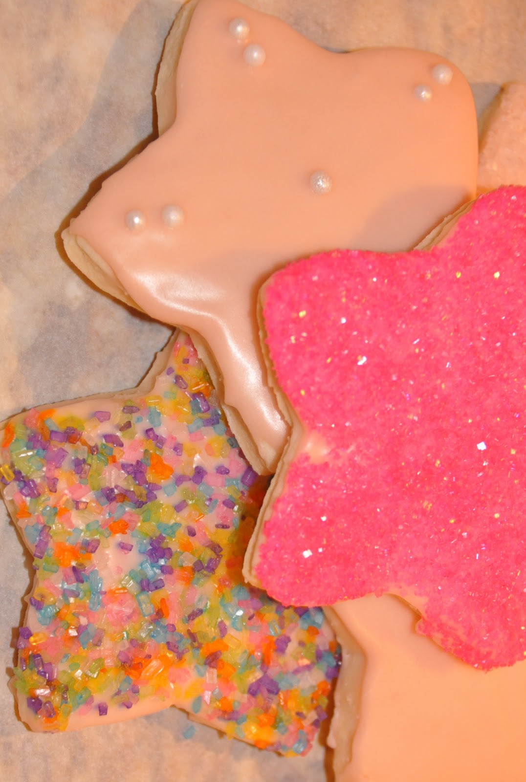 Four Sea Stars: star cookies...