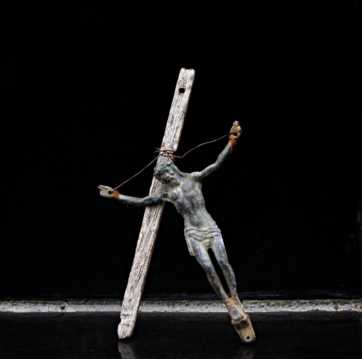 East Of West L.A.: Broken Crucifix (Evergreen Cemetery)