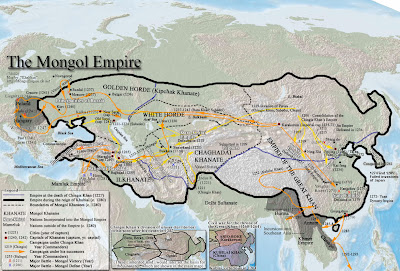 Hărţi despre Imperiul Mongolo-Tatar - Tatarman