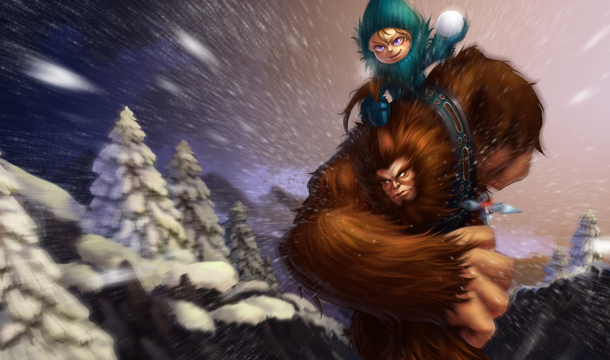 League of Legends Wallpaper: Nunu - The Yeti Rider