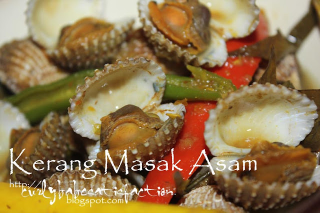 Curlybabe's Satisfaction: Kerang Masak Asam