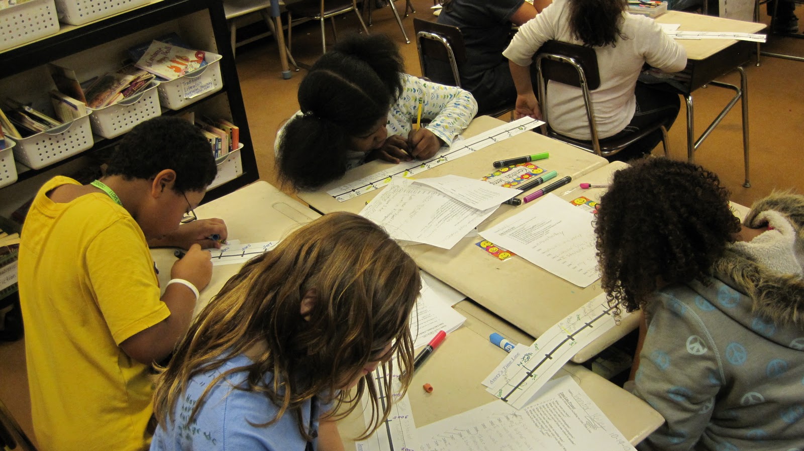 Room 229 - 4th Grade BLOG: 4th Graders work on Personal Time Lines