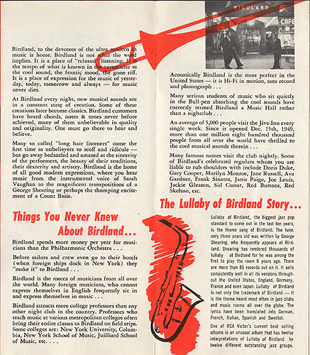 Tony Flood's House of Hard Bop: Birdland, 1949-1965: Hard Bop Mecca