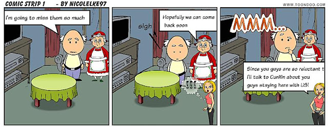 Mao's Last Dancer: Comic strip & Alternate Ending for the story