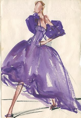Rare Vintage: Sense and Sensibility: Joe Eula fashion illustrations for ...