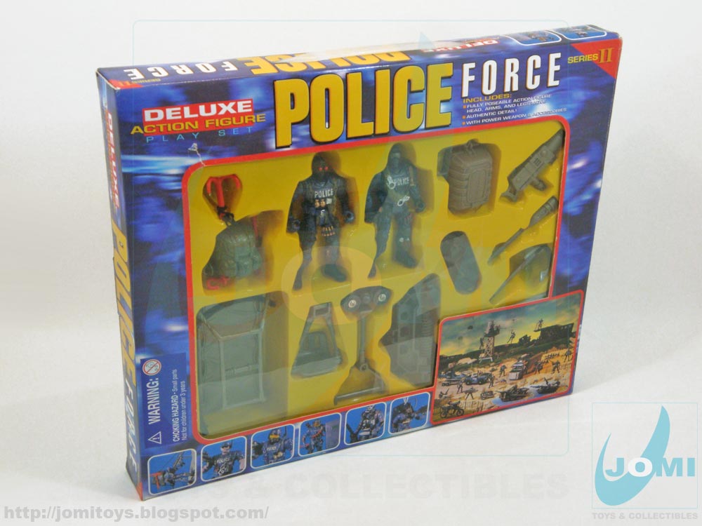 JoMi toys: Police Force Series II Deluxe Action Figure Playset - All ...