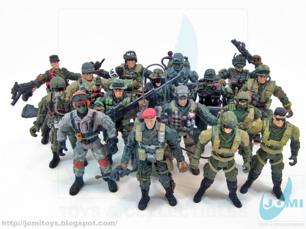 JoMi toys: Group shots: Soldier Force Series III