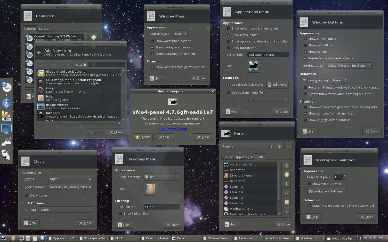 Linux-like: Xfce 4.8 - screenshots
