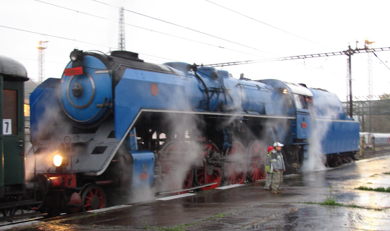 Abroad in the Czech Republic: ....On the Blue Steam Train, Albatros