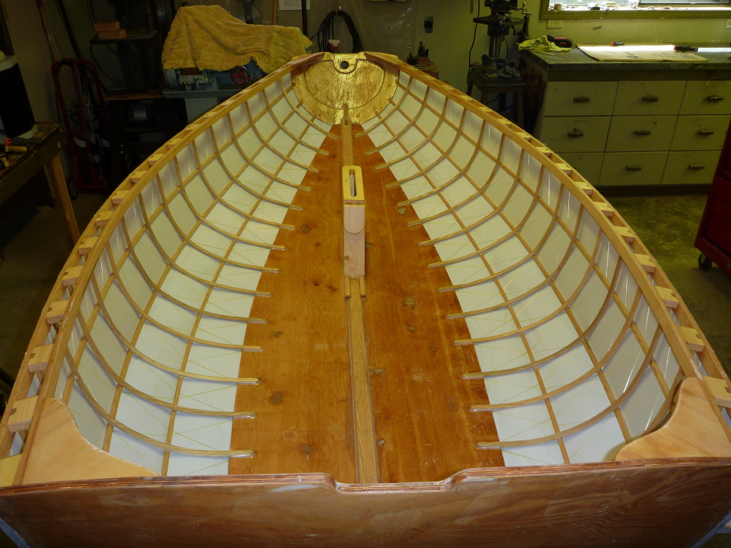 Mostly About Boats : The "BALCK FLY" Dinghy 4: Dacron Skin Install