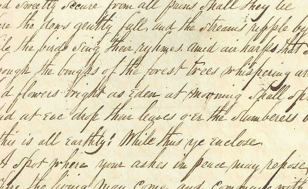Antique Images: Free Background Paper: Handwritten Page from Journal
