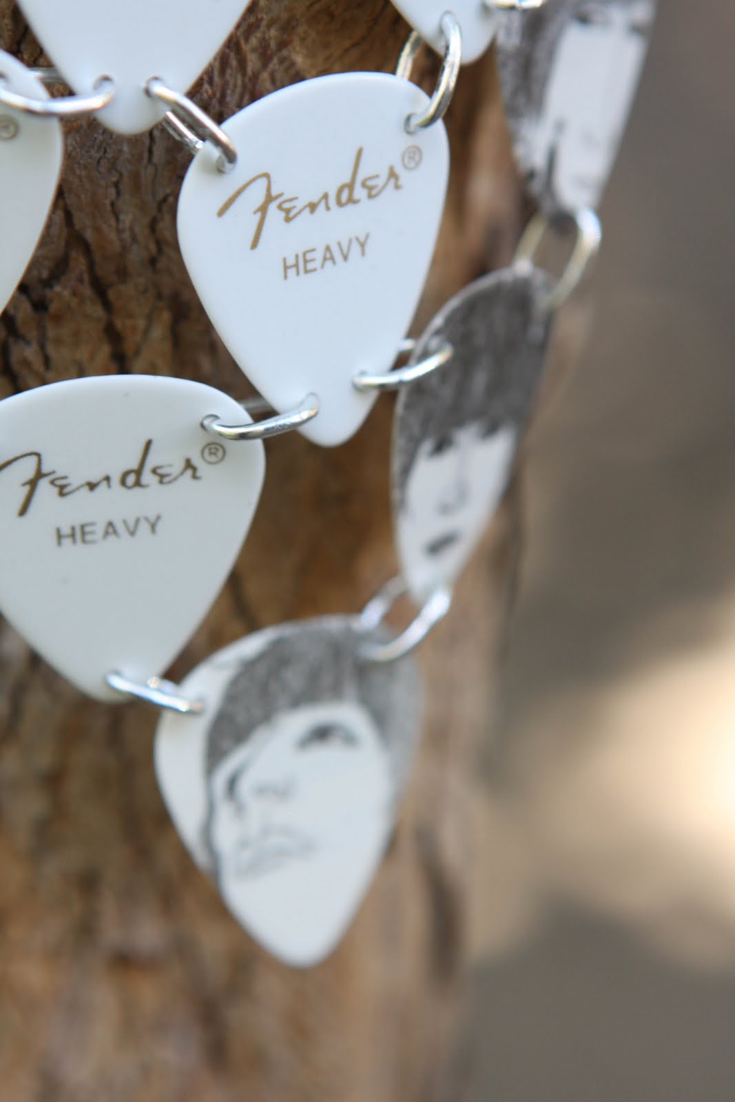 ArtgirLsy WhirLsy*: Beatles Pyramid Pick Necklace