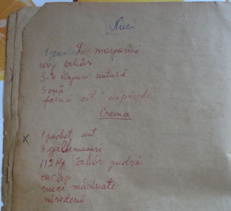 Cristina's world: Nuci umplute cu crema din biscuiti