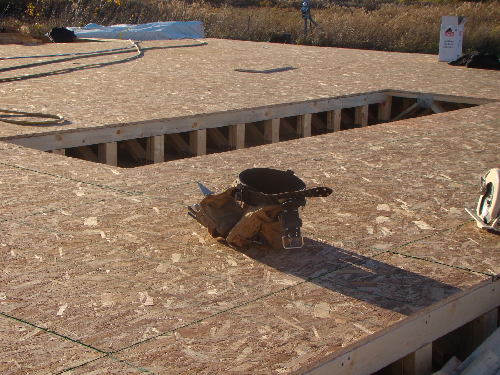 The Wright's House: Trusses & Sub-floor